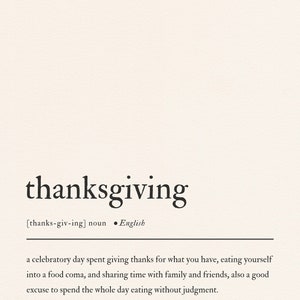 Thanksgiving Definition and Happy Thanksgiving Wall Art| Thanksgiving ...