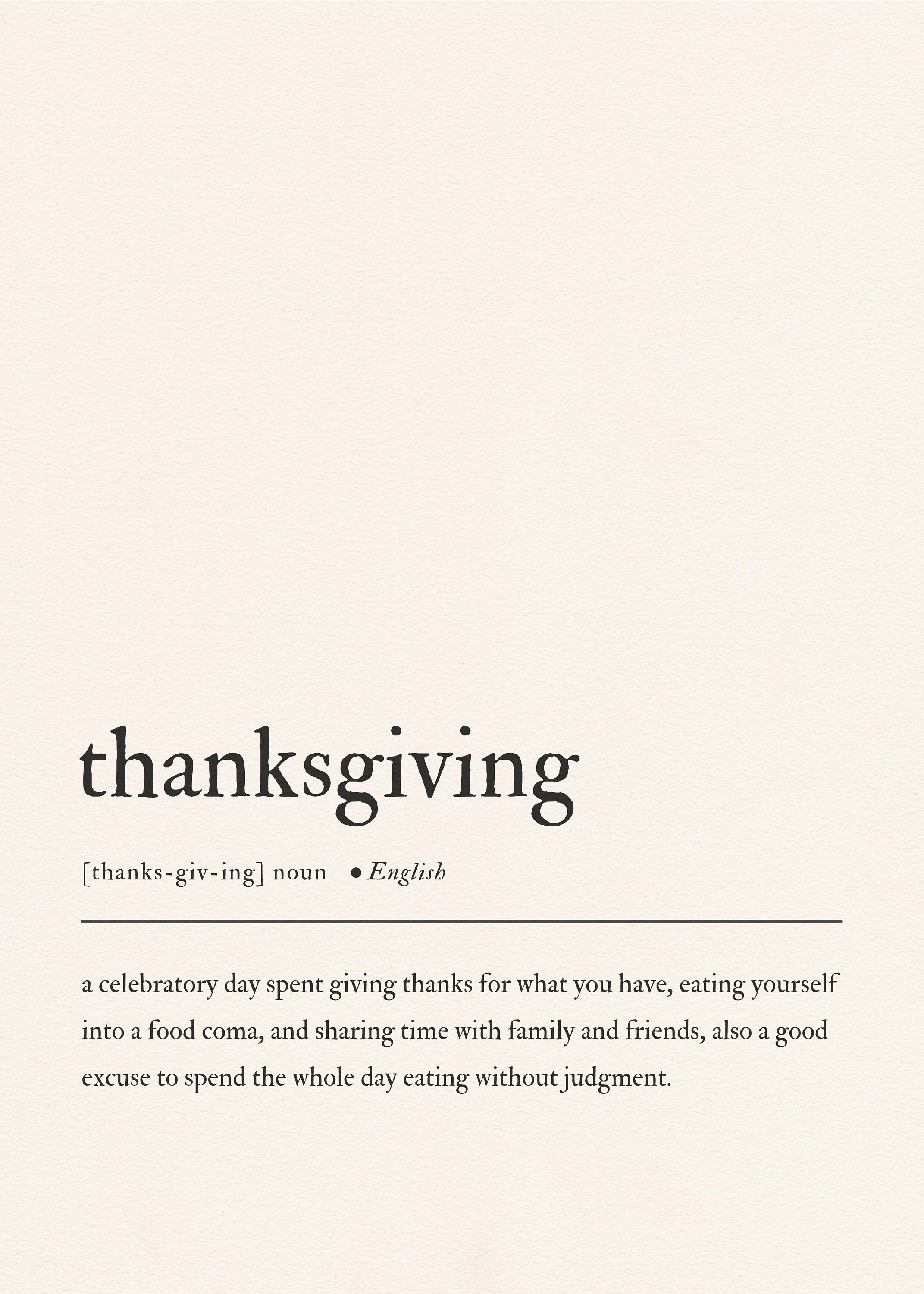 Thanksgiving Definition and Happy Thanksgiving Wall Art| Thanksgiving ...