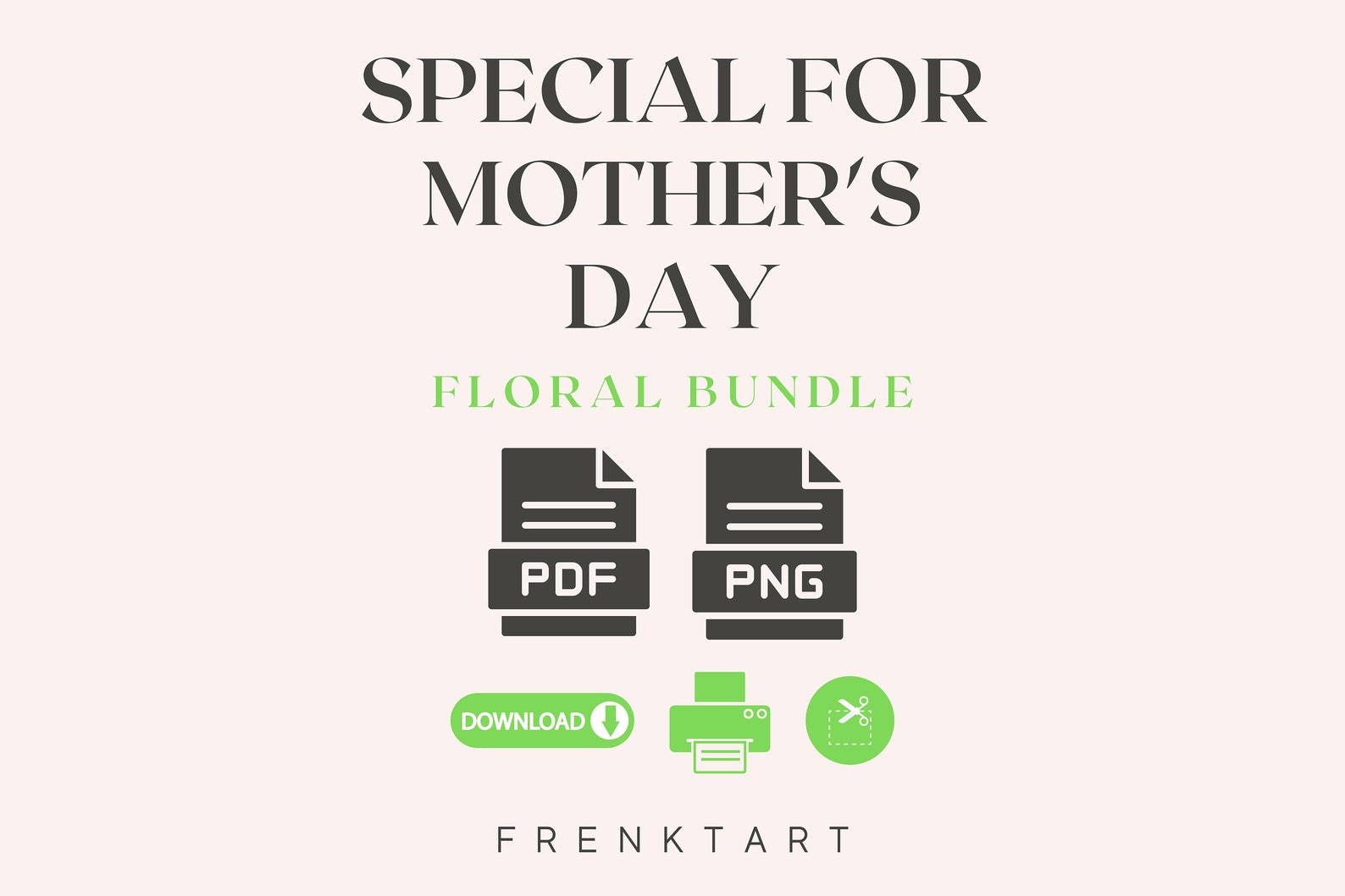 Mother's Day Printable Sticker PNG Lily Flower Printable - Etsy