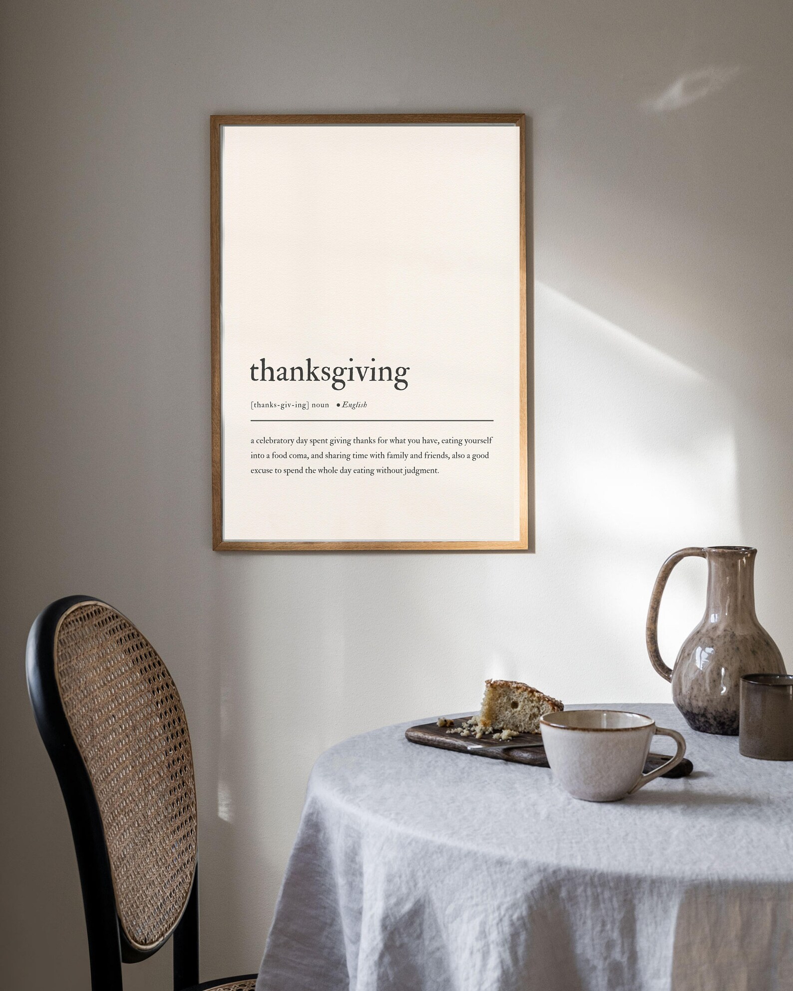 Thanksgiving Definition and Happy Thanksgiving Wall Art| Thanksgiving ...
