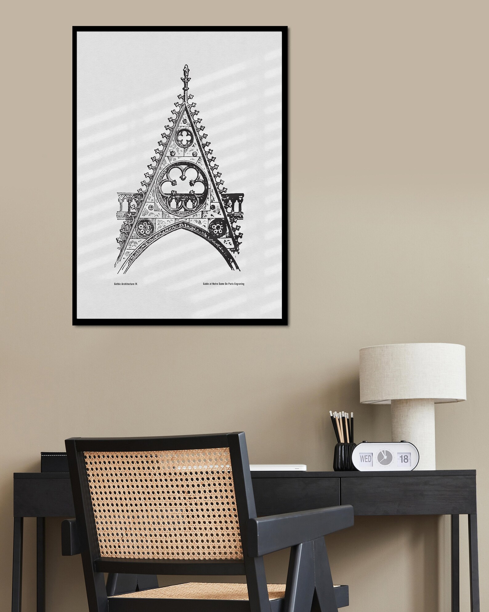 Gothic Architecture Print Set of 6 Architectural Drawing Gothic Art ...