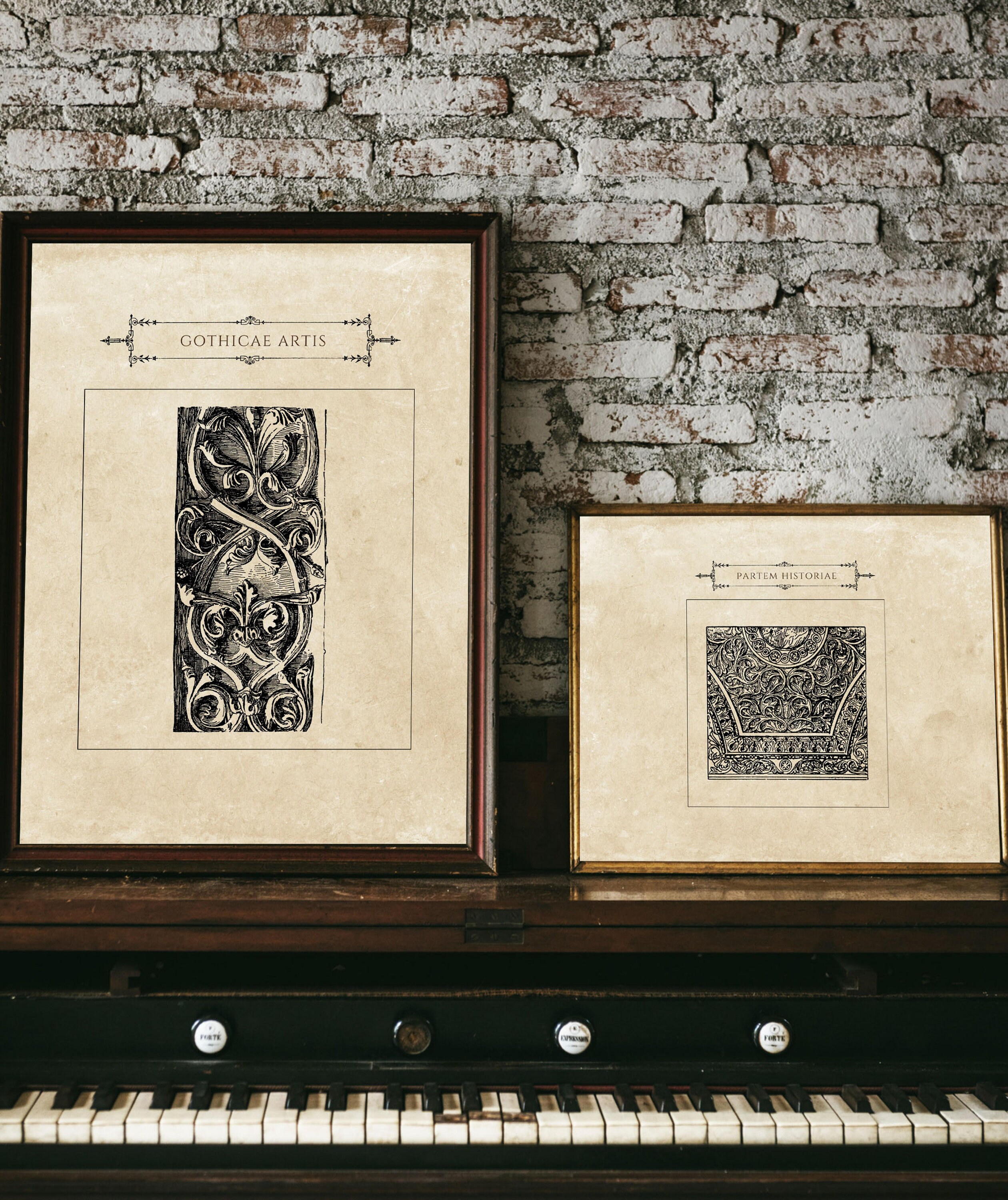 Ancient Architecture Drawing Printable Art Medieval Wall Art Set of 6 ...