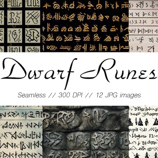 Dwarf Runes - Etsy