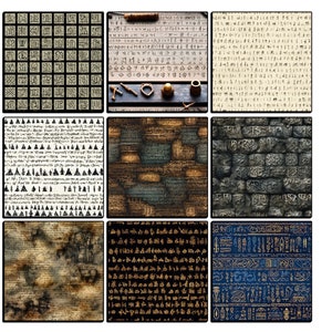 12 Lord of the Rings Dwarf Runes Seamless Patterns - Instant Download ...