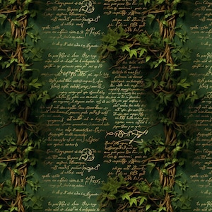Lord of the Rings Seamless Pattern Set – Elvish & Dwarvish Designs ...