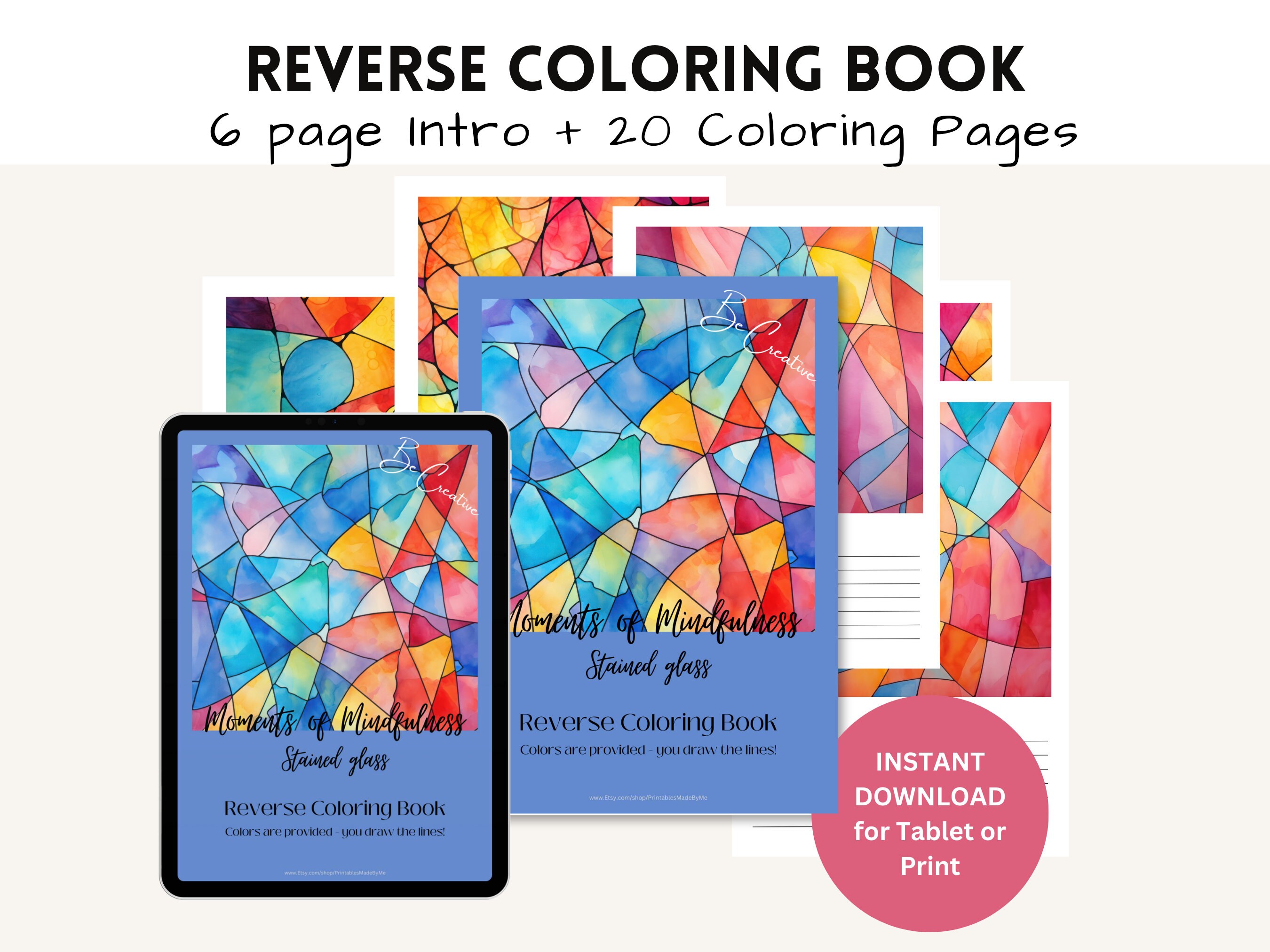 Adult Coloring Anxiety Relief Coloring Page Stress Relief - Etsy