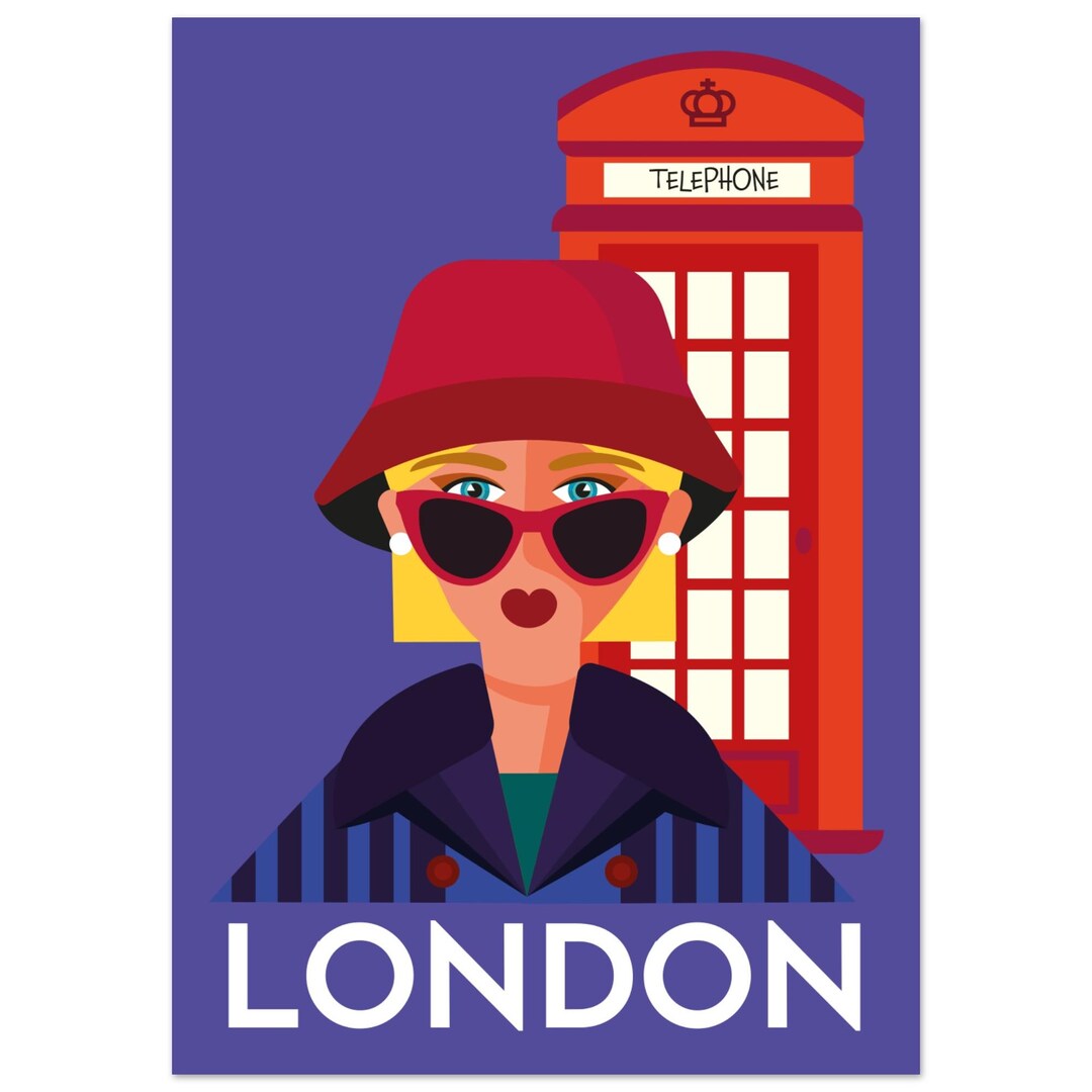 London Poster | Stylish Wall Art | British Decoration | Art Print ...