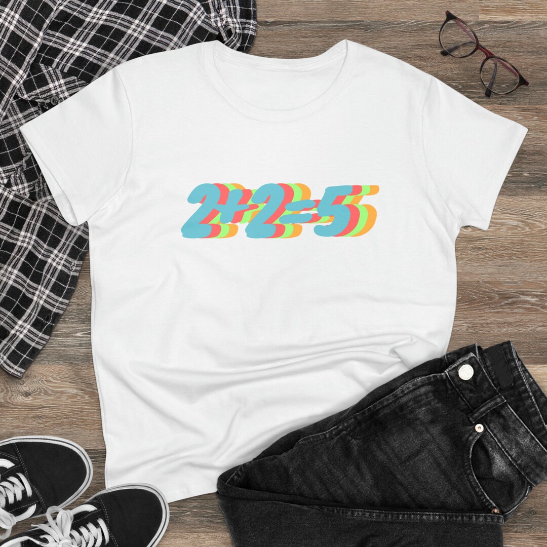 2+2=5, Inspired by George Orwells 1984 Women's Midweight Cotton Tee - Etsy