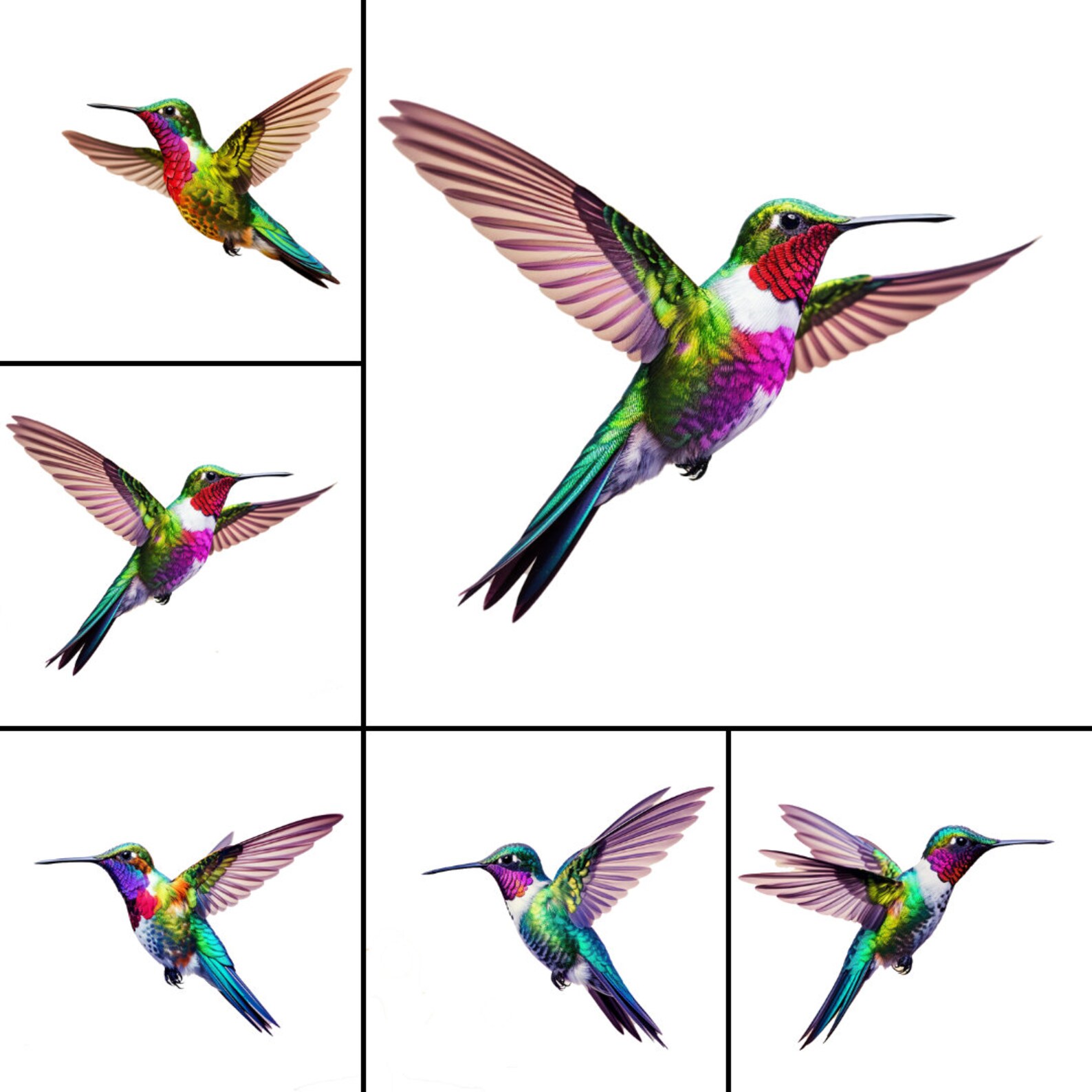 24 Hummingbirds Clipart Hummingbirds Png Files White Background ...