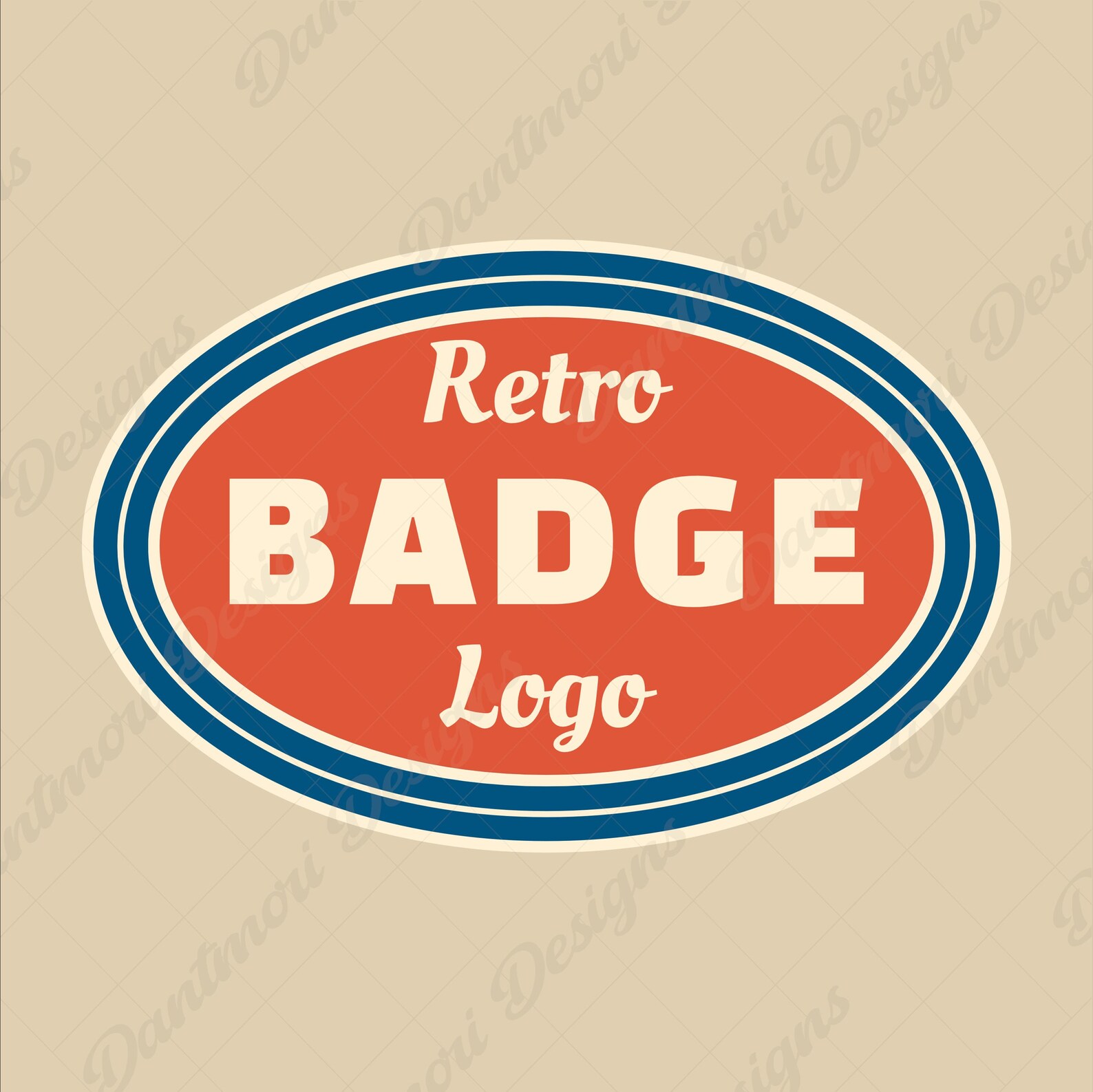 Retro Logo Badge Templates: Editable Vintage Company Logos (SVG, PNG ...