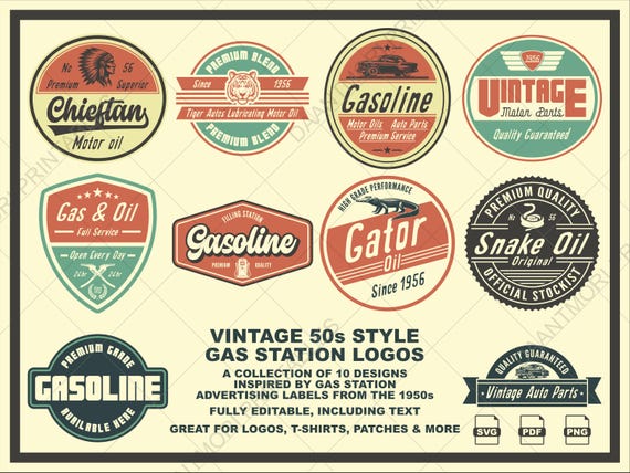 1950s Logos