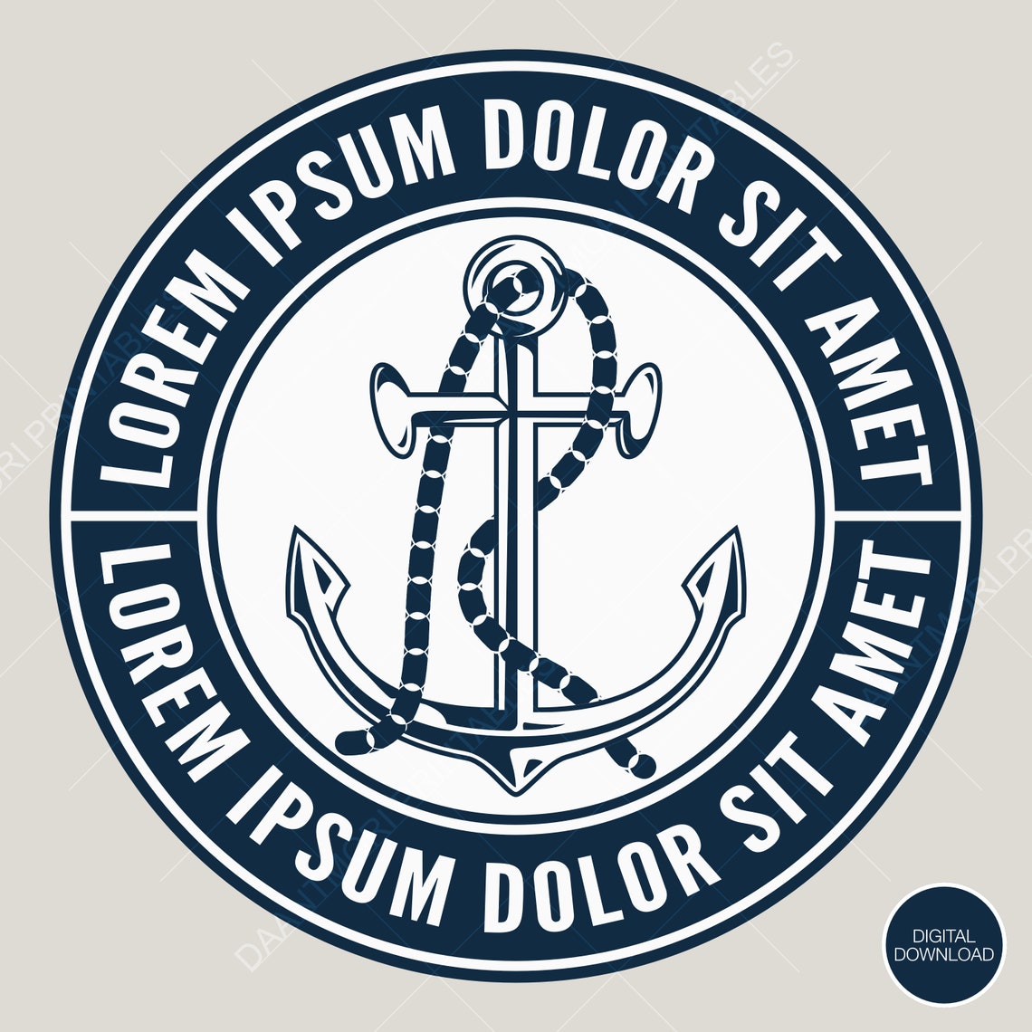 Nautical Logo Templates: Editable Marine SVG Bundle (digital Download ...