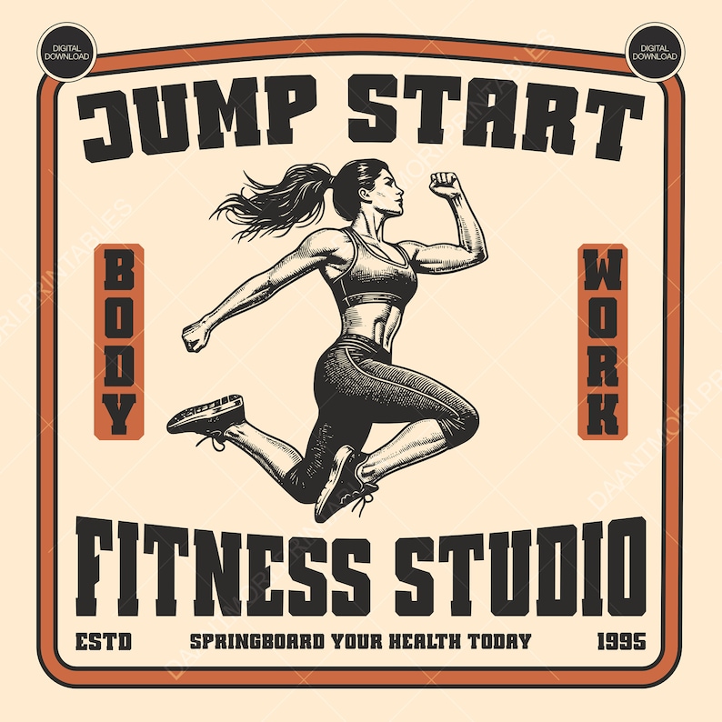 Vintage Gym Logo Bundle, Fitness Logo Design Bundle, Workout Logos ...