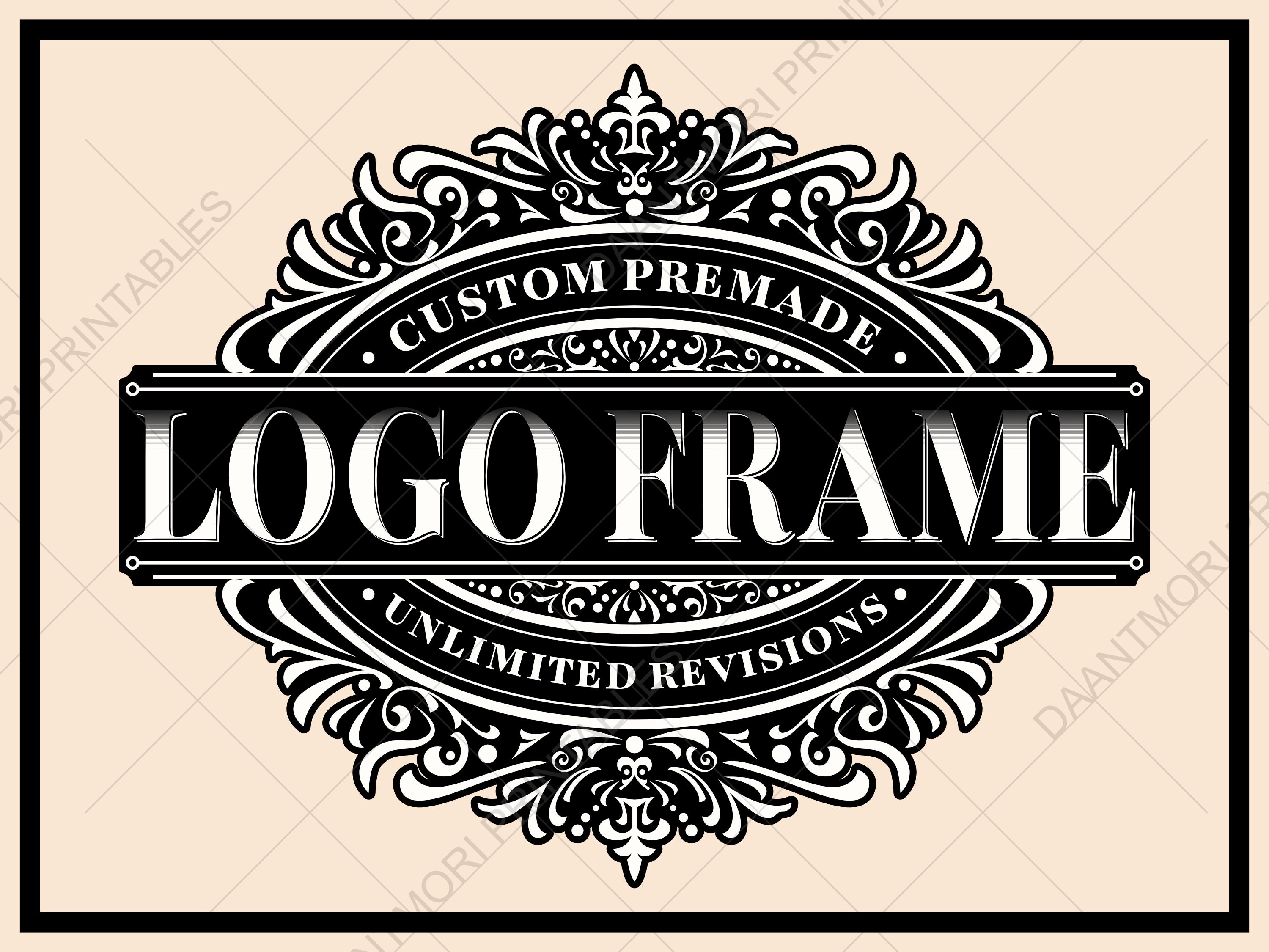 Custom Pre-made Victorian Logo, Vintage Made to Order Logo Personalised ...