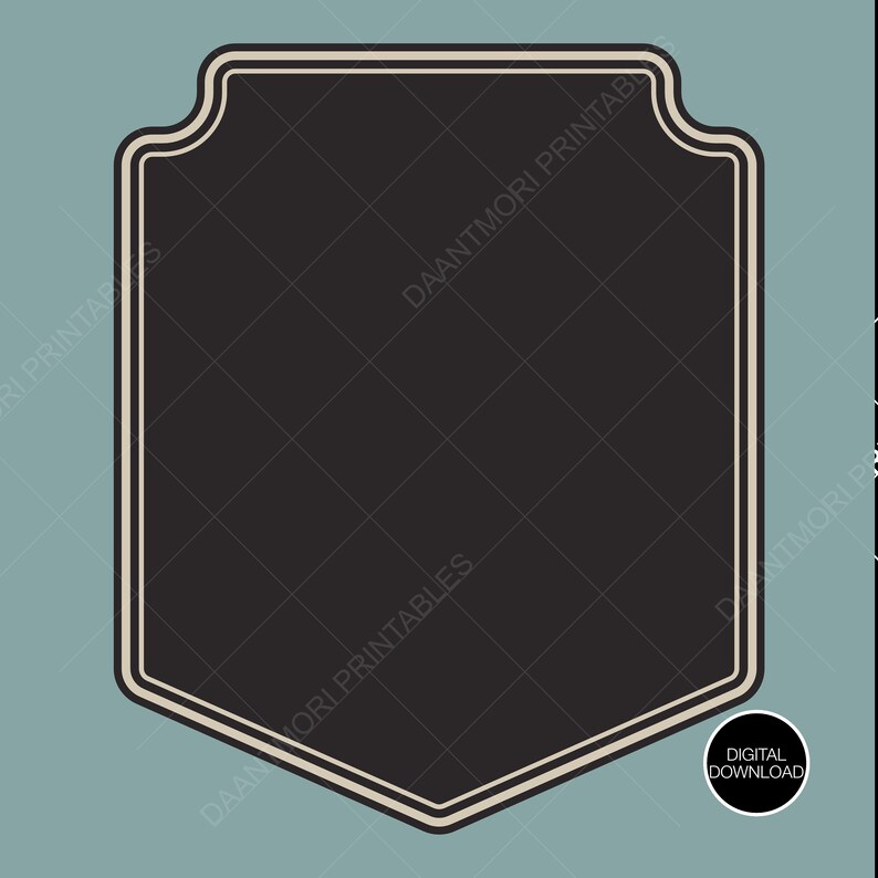 Vintage Shield Badge Logo Bundle, Blank Editable Shield Logo Template ...