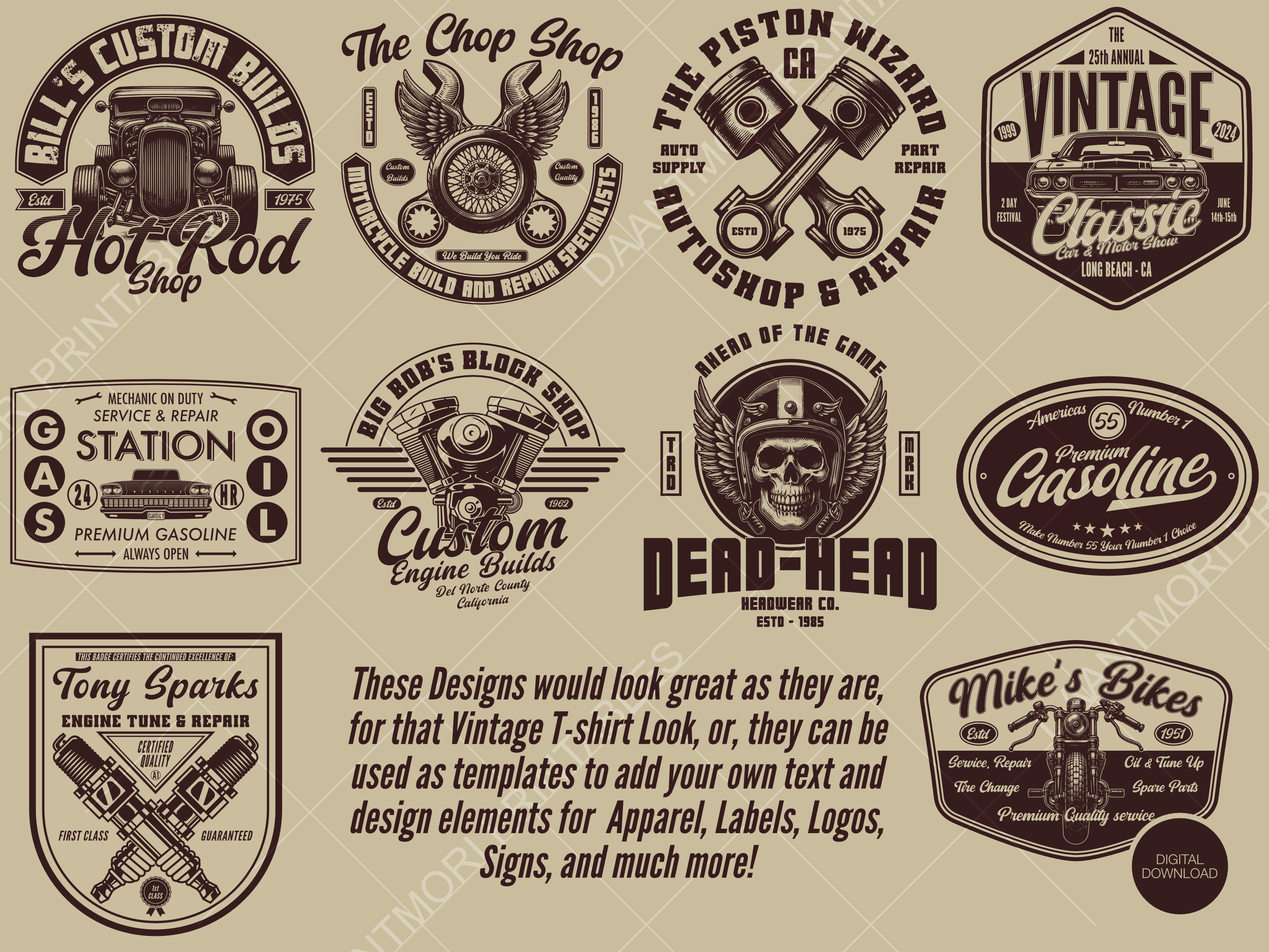 50s Logos 50s Logos | 50s Logo Maker | BrandCrowd