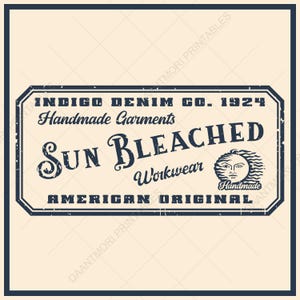 Vintage Clothing Label Bundle: Editable Retro Logo Designs (digital ...