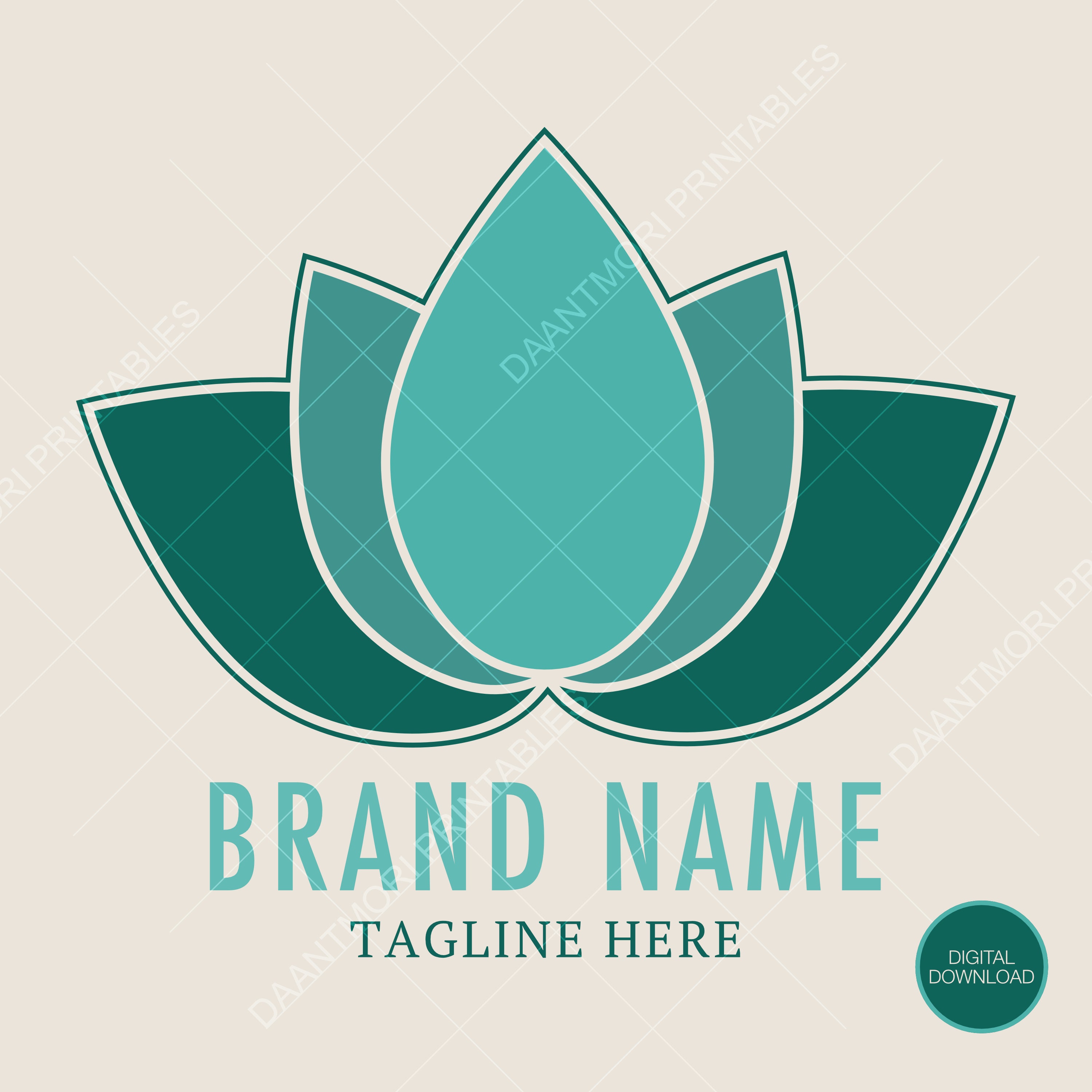 Nature Logo, Wellbeing Logo Set, Wellness Logo Design, Organic Logo ...