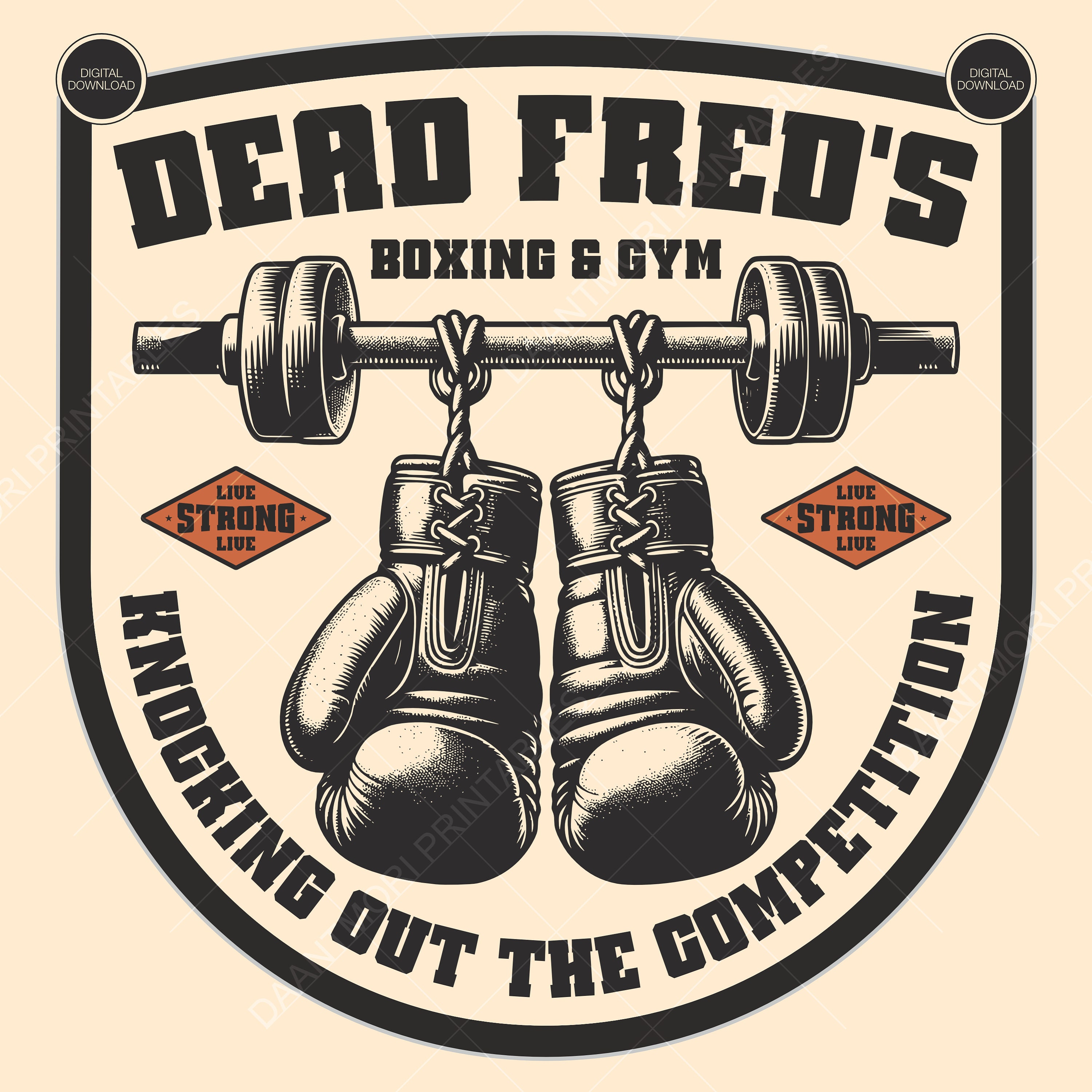 Vintage Gym Logo Bundle, Fitness Logo Design Bundle, Workout Logos ...