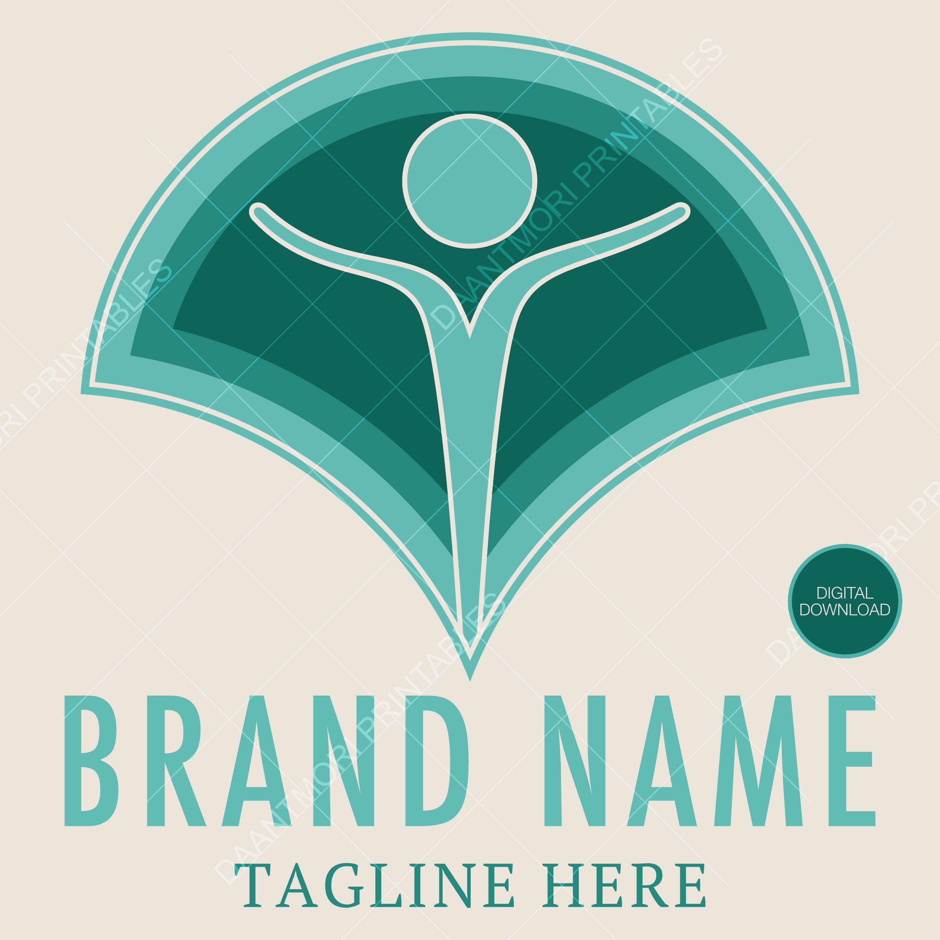 Nature Logo, Wellbeing Logo Set, Wellness Logo Design, Organic Logo ...