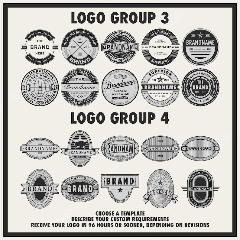 Custom Logo Badge, Personalised Company Logo, Made to Order Logo ...