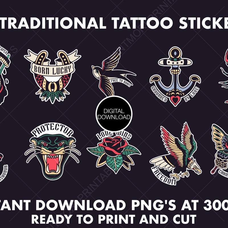 Tattoo Stickers - Etsy