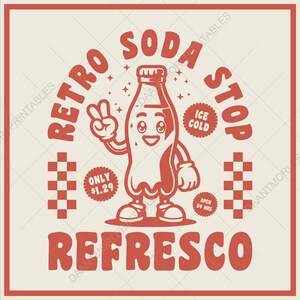 Retro Food-themed Character Logo Bundle: Editable Cartoon Mascot ...
