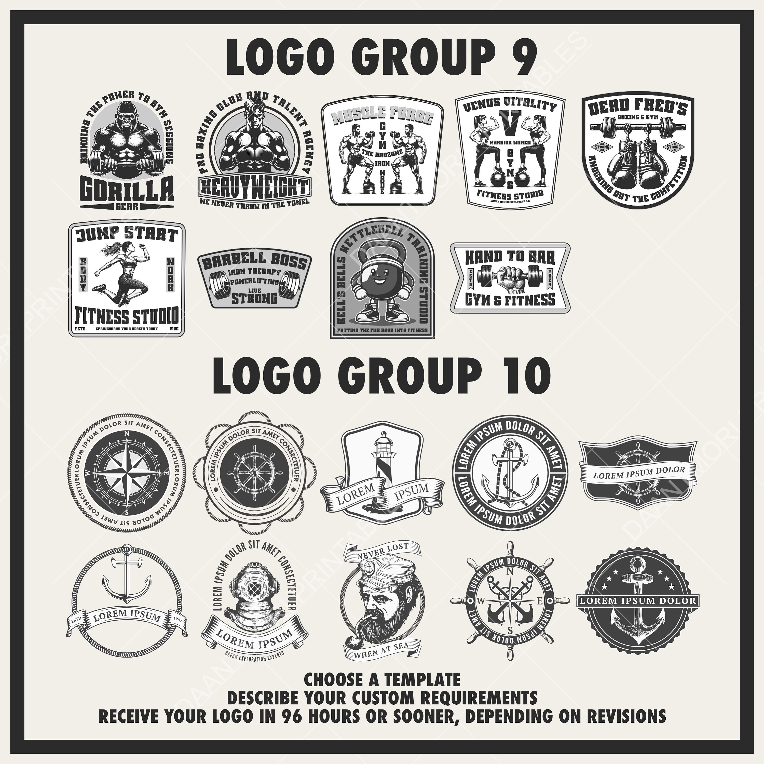 Custom Logo Badge, Personalised Company Logo, Made to Order Logo ...