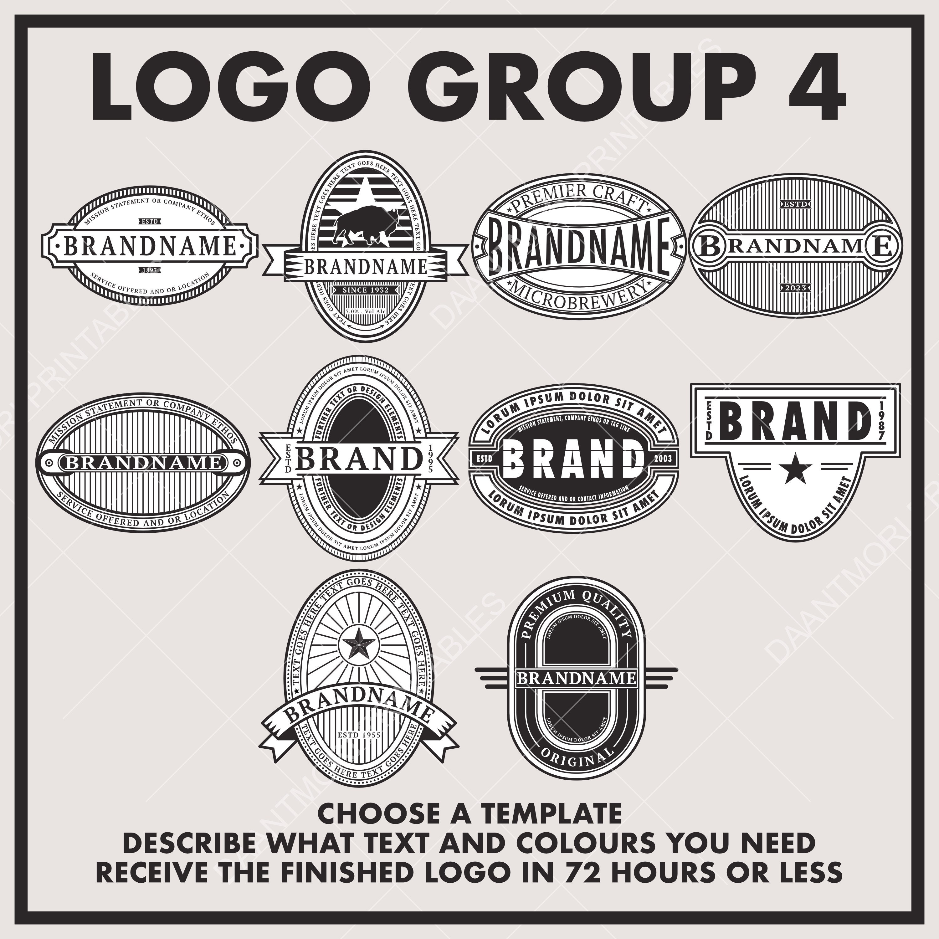 Custom Logo Badge, Personalised Company Logo, Made to Order Logo ...