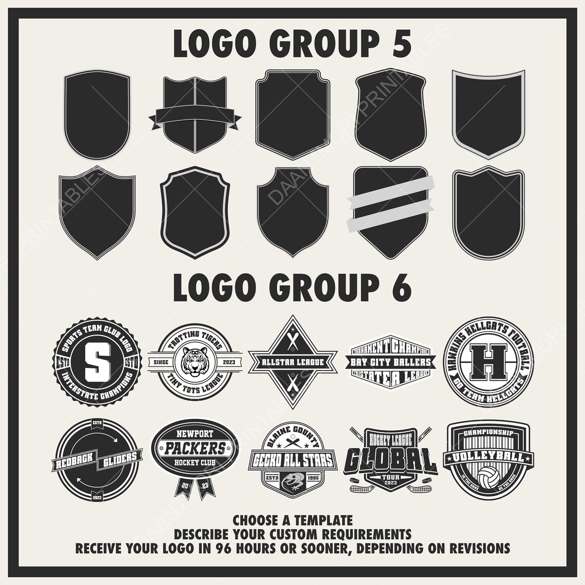 Custom Logo Badge, Personalised Company Logo, Made to Order Logo ...