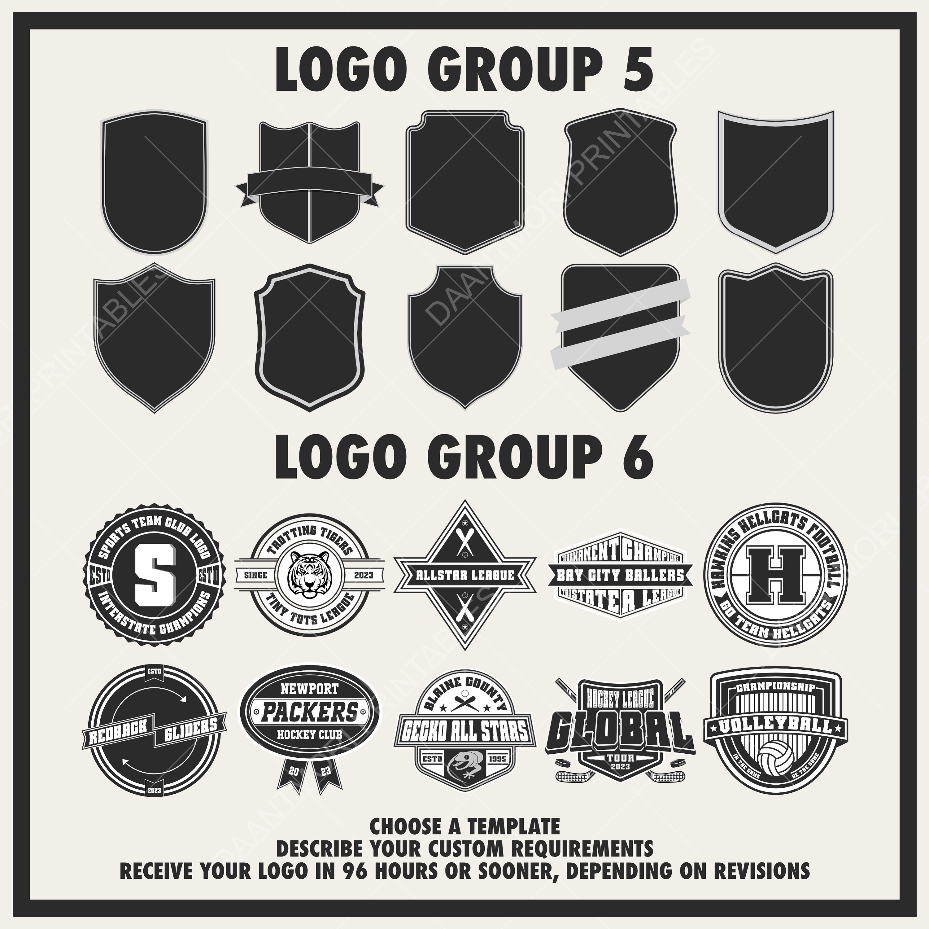 Custom Logo Badge, Personalised Company Logo, Made to Order Logo ...