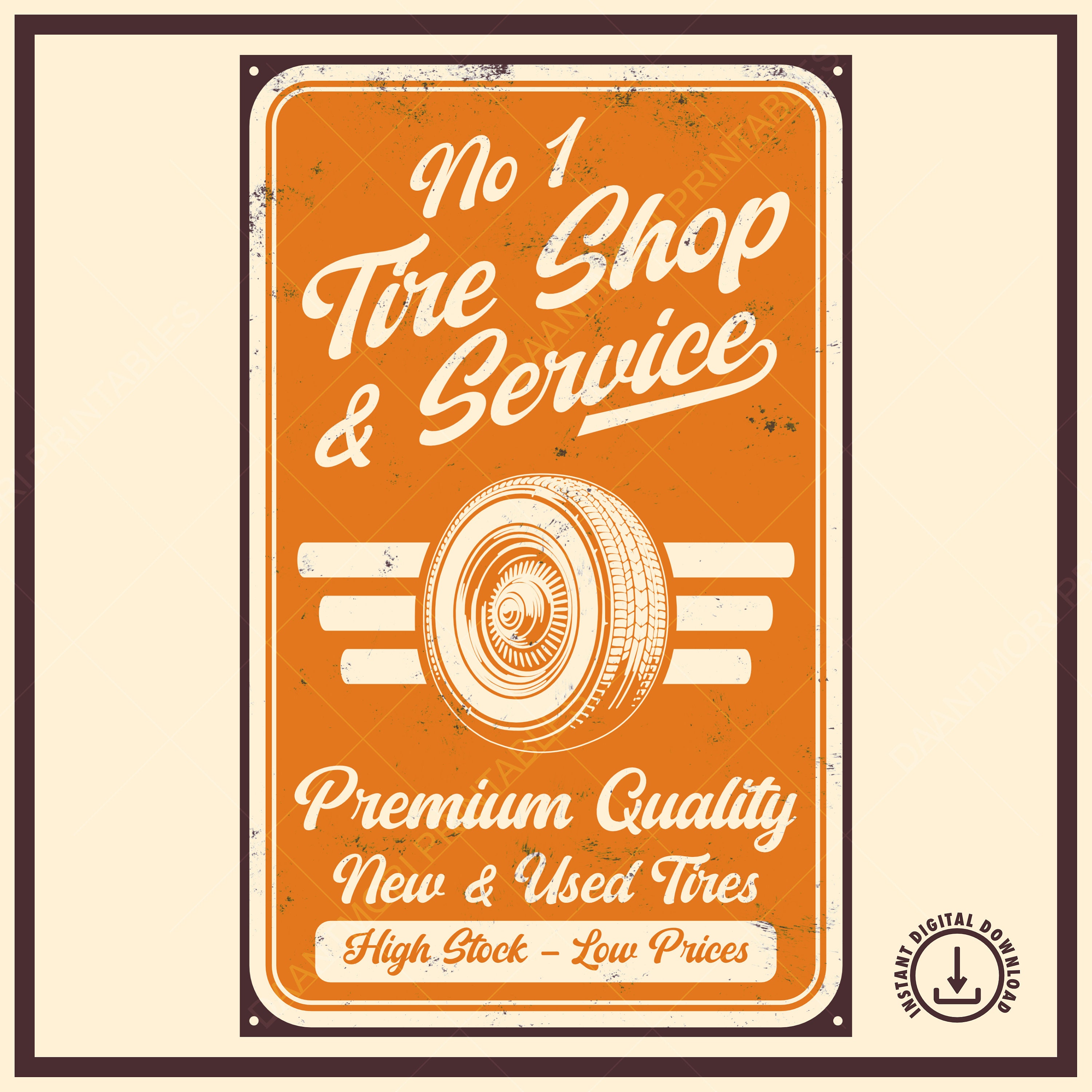 Vintage Transportation Signs, Retro Advertising Signs, Vintage Garage ...