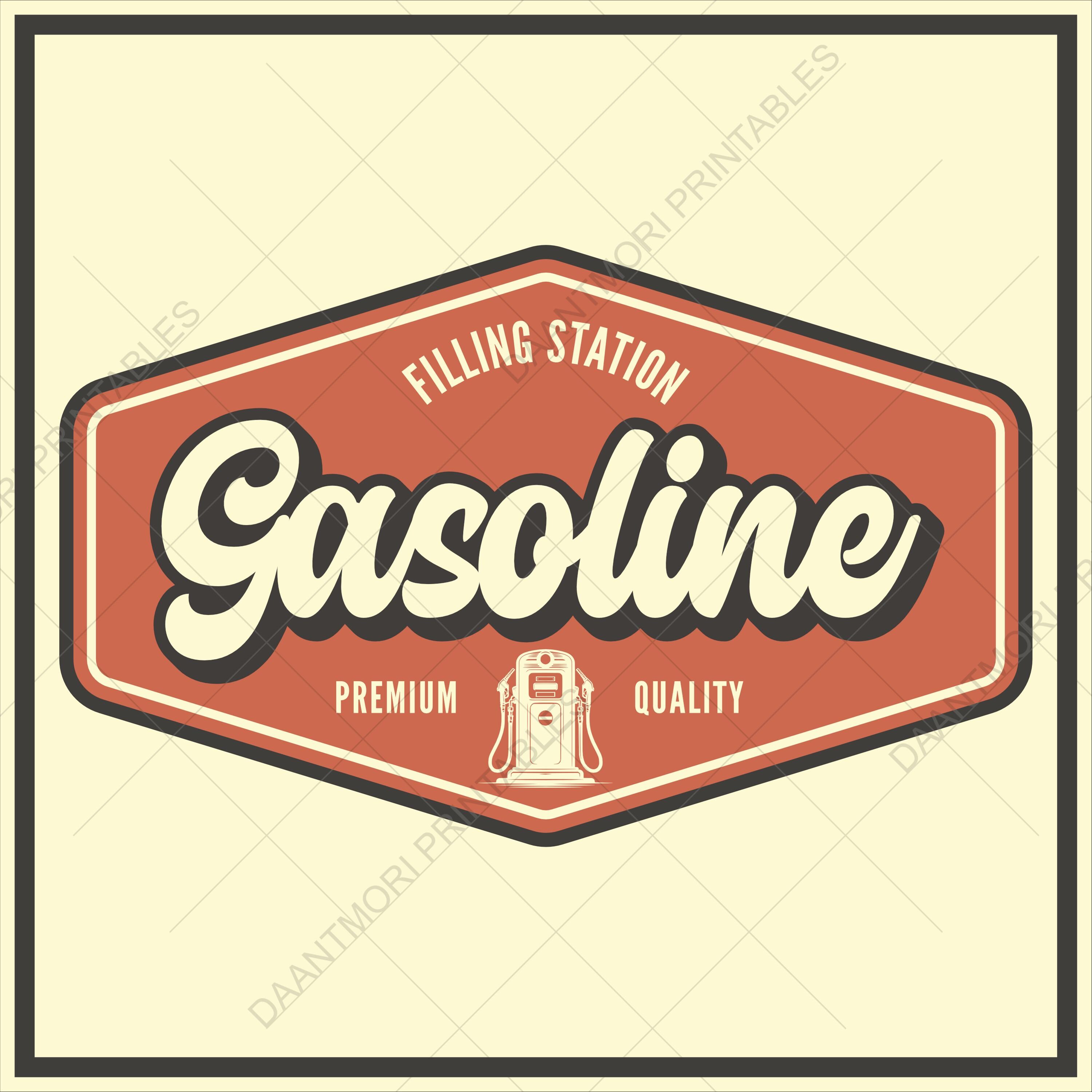 Vintage 50s Gas Station Logos, Retro Oil Labels (digital Download) - Etsy