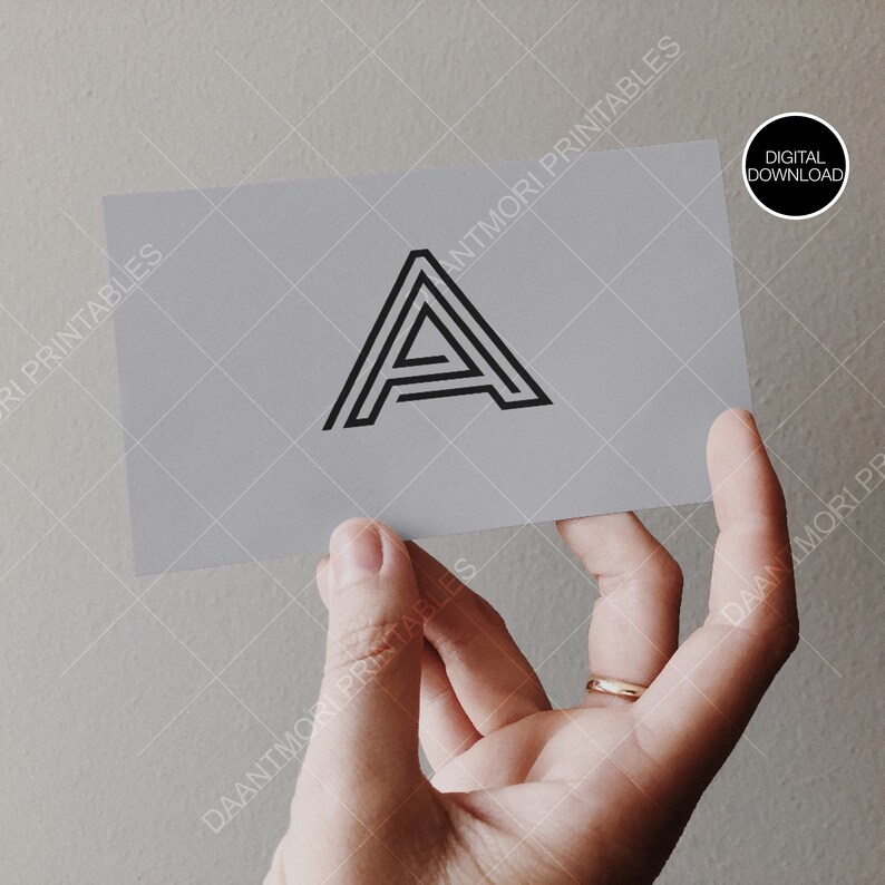 Font Monogram SVG Bundle, Logo Mark Letter Set, Linemark Monogram Letter Set, Alphabet SVG ...