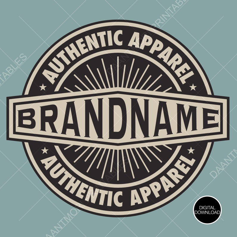 Vintage Round Badge Logo Bundle: Editable Vector Stamp Set (SVG, PNG ...