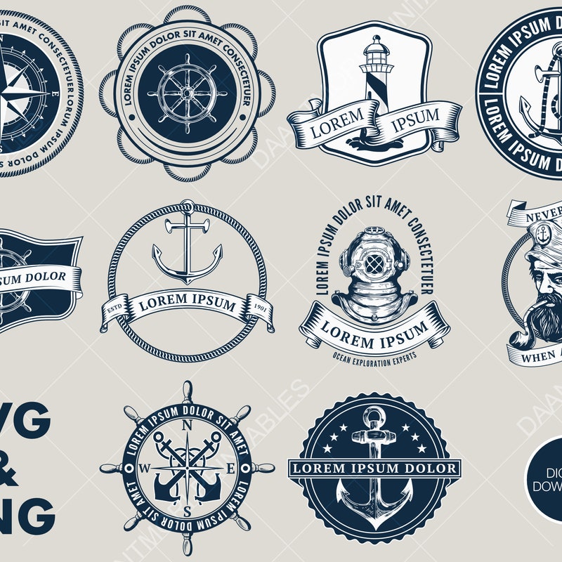 Nautical Crest - Etsy