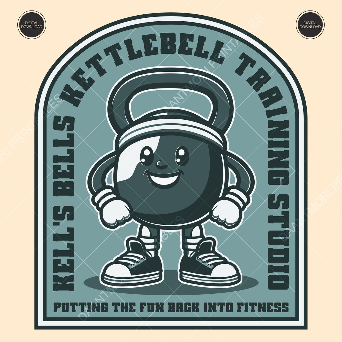 Vintage Gym Logo Bundle, Fitness Logo Design Bundle, Workout Logos ...