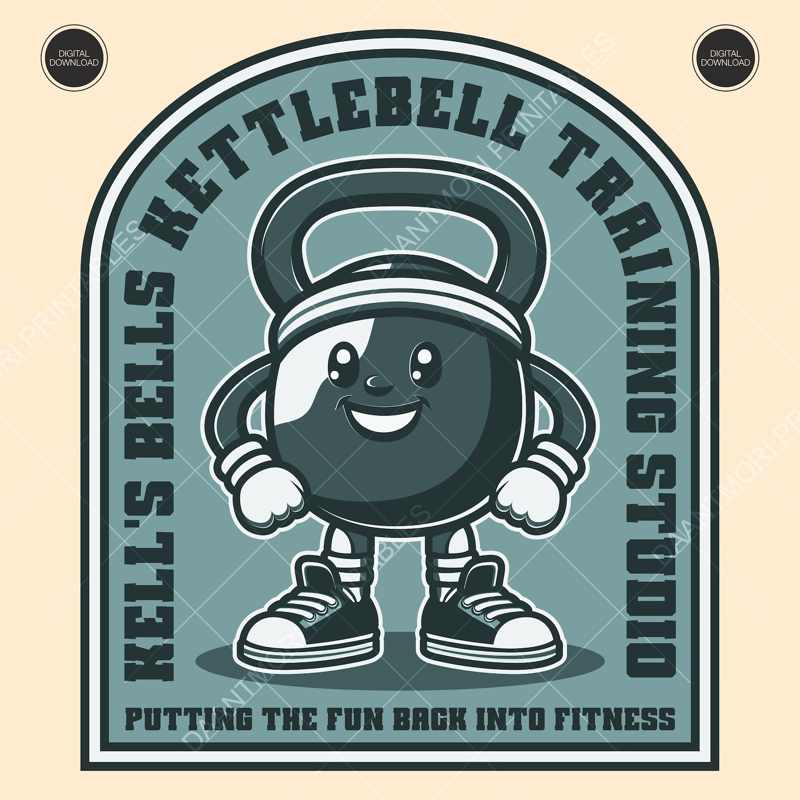 Vintage Gym Logo Bundle, Fitness Logo Design Bundle, Workout Logos ...