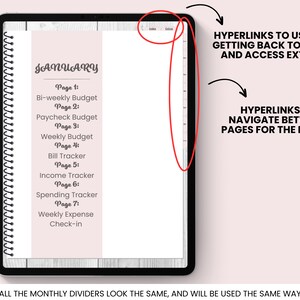 Undated Digital Budget Planner, Goodnotes Budget Planner, Budget ...