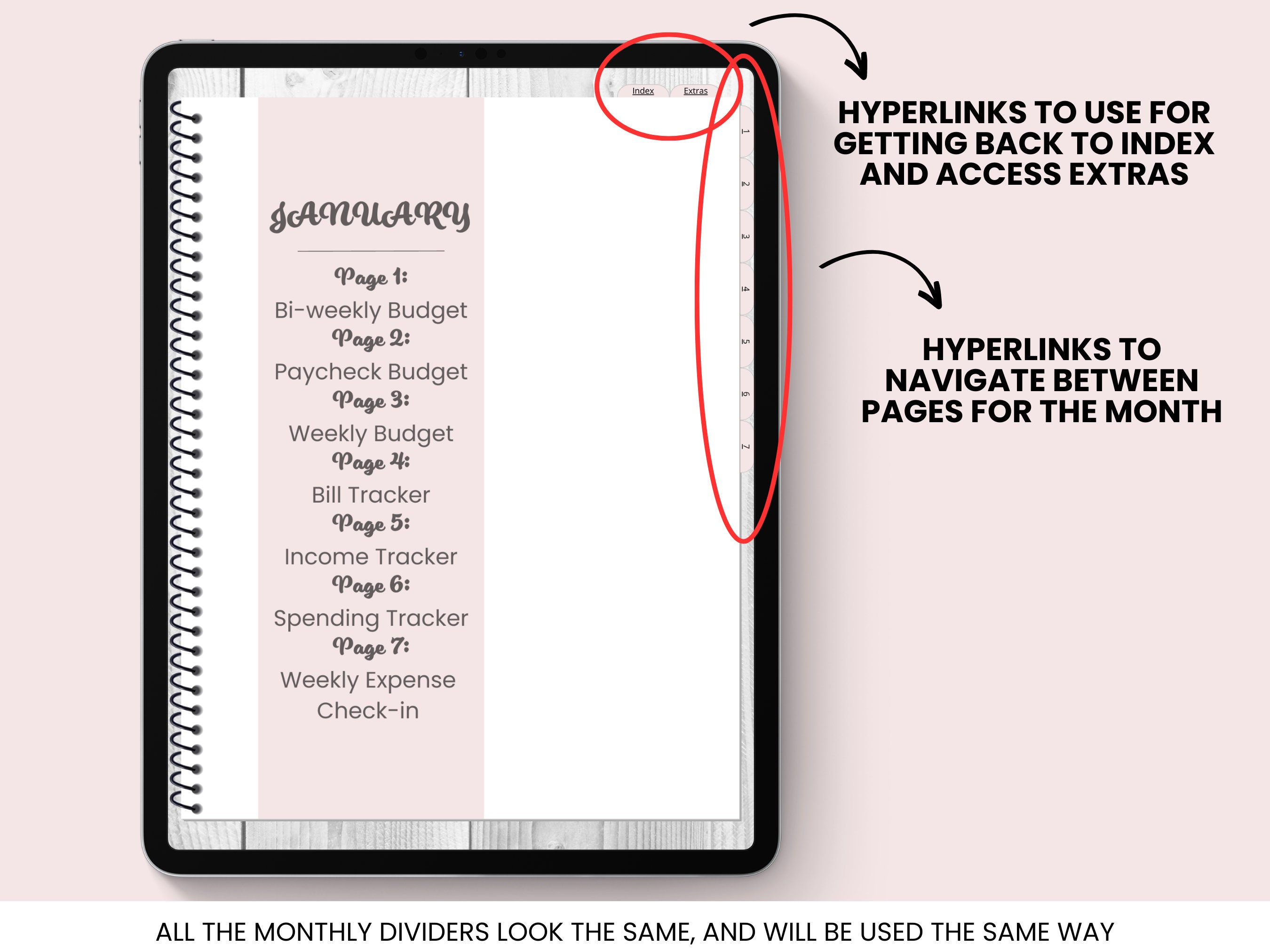 Undated Digital Budget Planner, Goodnotes Budget Planner, Budget ...