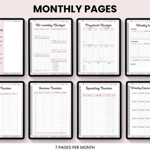Undated Digital Budget Planner, Goodnotes Budget Planner, Budget ...