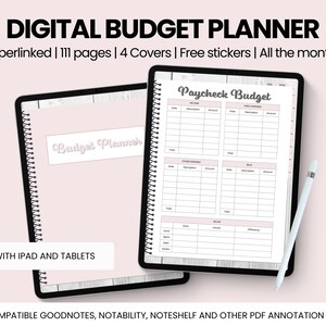 Undated Digital Budget Planner, Goodnotes Budget Planner, Budget ...