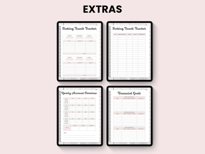 Undated Digital Budget Planner, Goodnotes Budget Planner, Budget ...