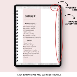 Undated Digital Budget Planner, Goodnotes Budget Planner, Budget ...