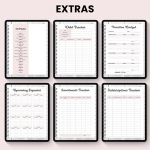 Undated Digital Budget Planner, Goodnotes Budget Planner, Budget ...