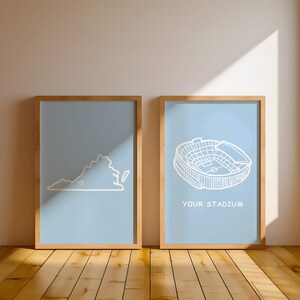 CUSTOM COLLEGE UNIVERSITY | College Decor | Dorm Decorations | Digital ...