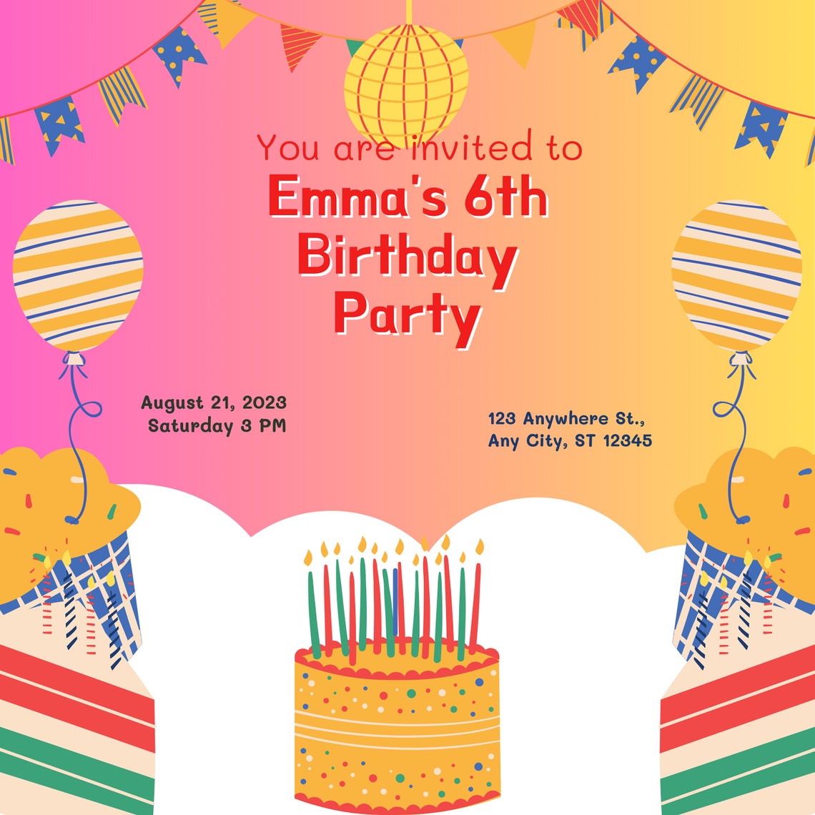 1. Customizable Digital Birthday Invitations for Your Party ...