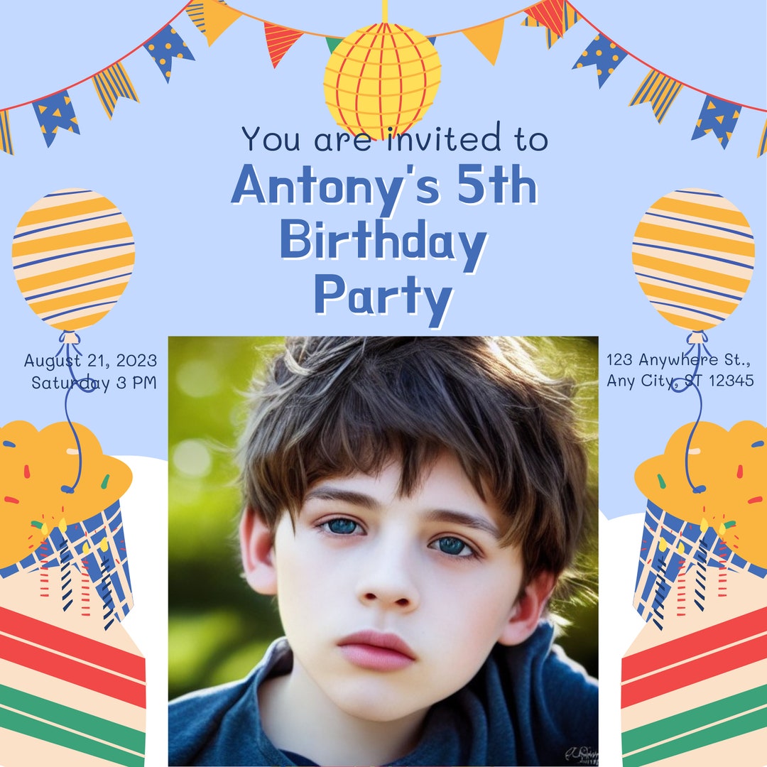 1. Customizable Digital Birthday Invitations for Your Party ...