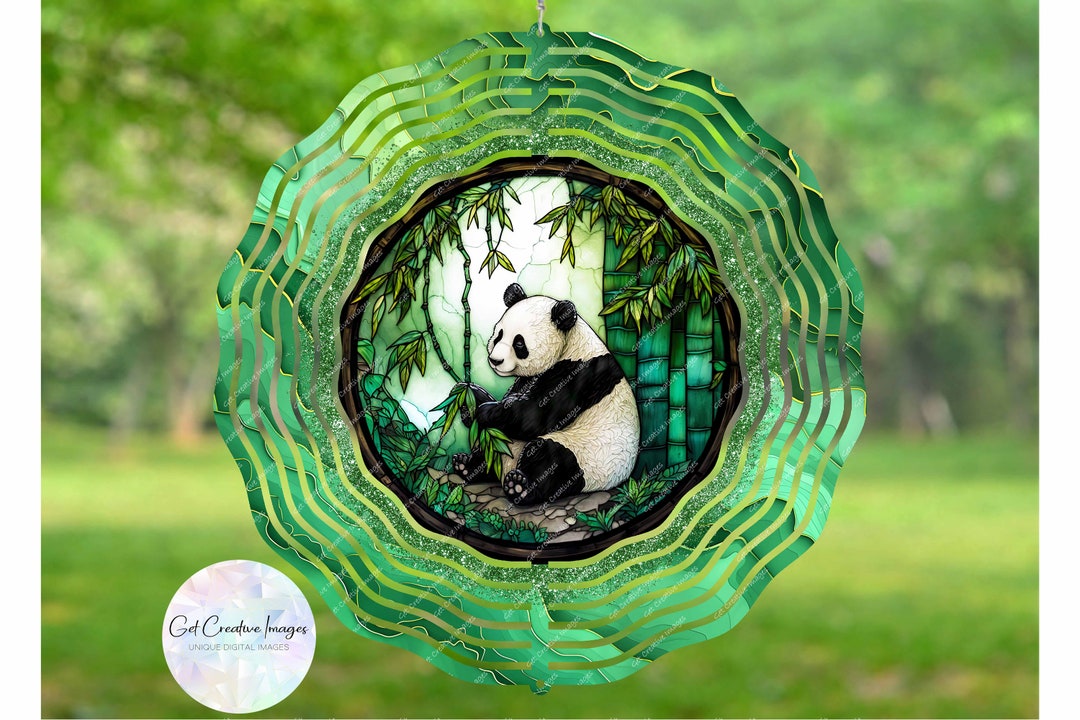 Panda Instant Download Wind Spinner Jpeg, Template for Sublimation ...