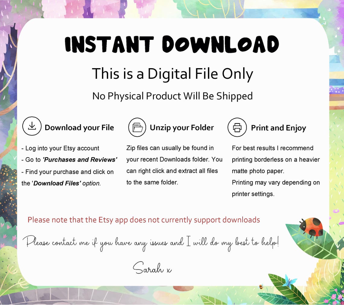 Lilies Printable Stationery, Lily Flowers Instant Download Writing ...